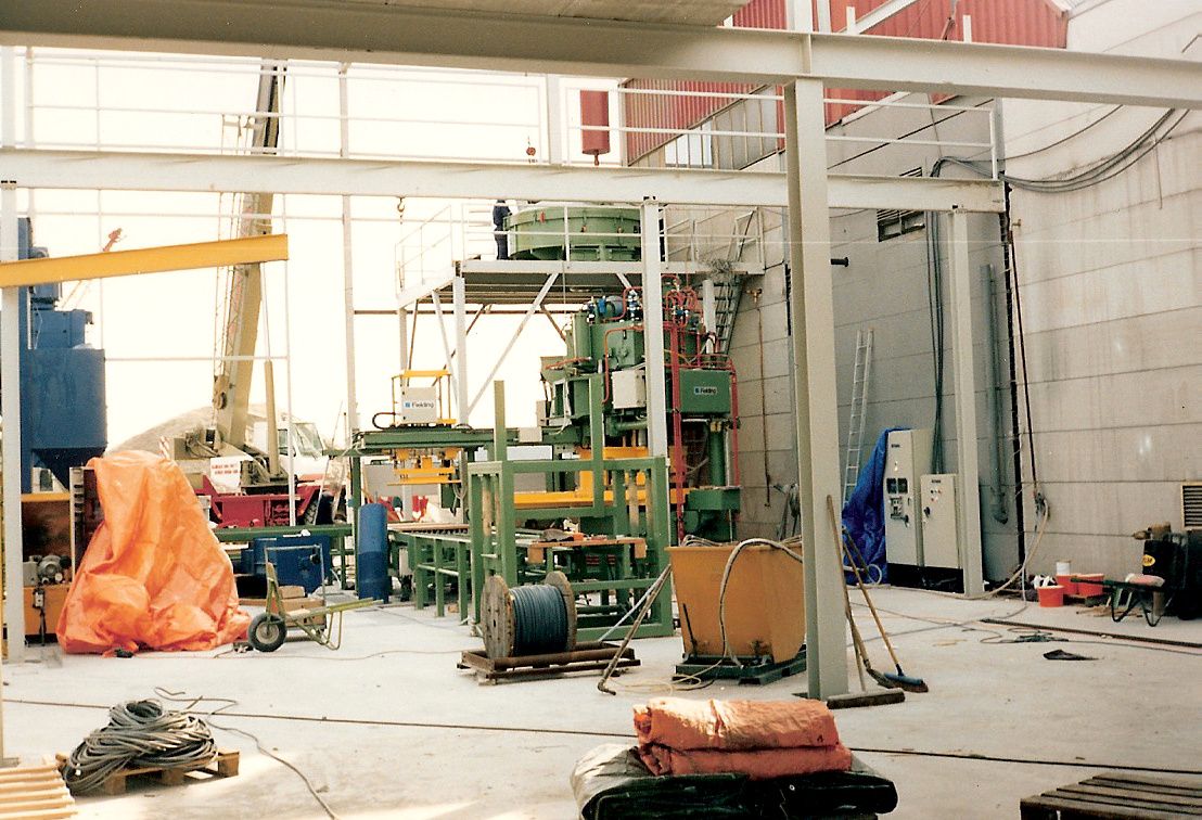 Wet Concrete Presses | Group Rhodes Innovators of machinery for special ...